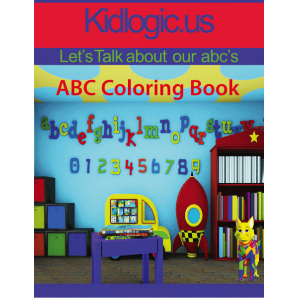 Let’s Talk About Our ABCs Coloring Book | kidlogicclub